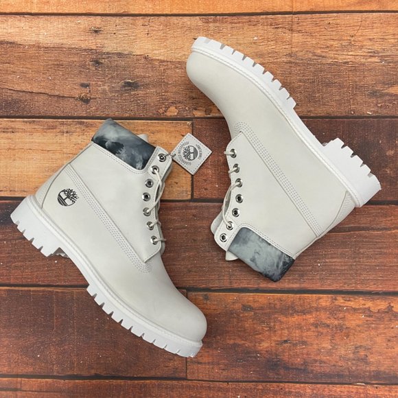 Timberland | Shoes | Timberland Mens Premium 6 Ghost White Boots | Poshmark